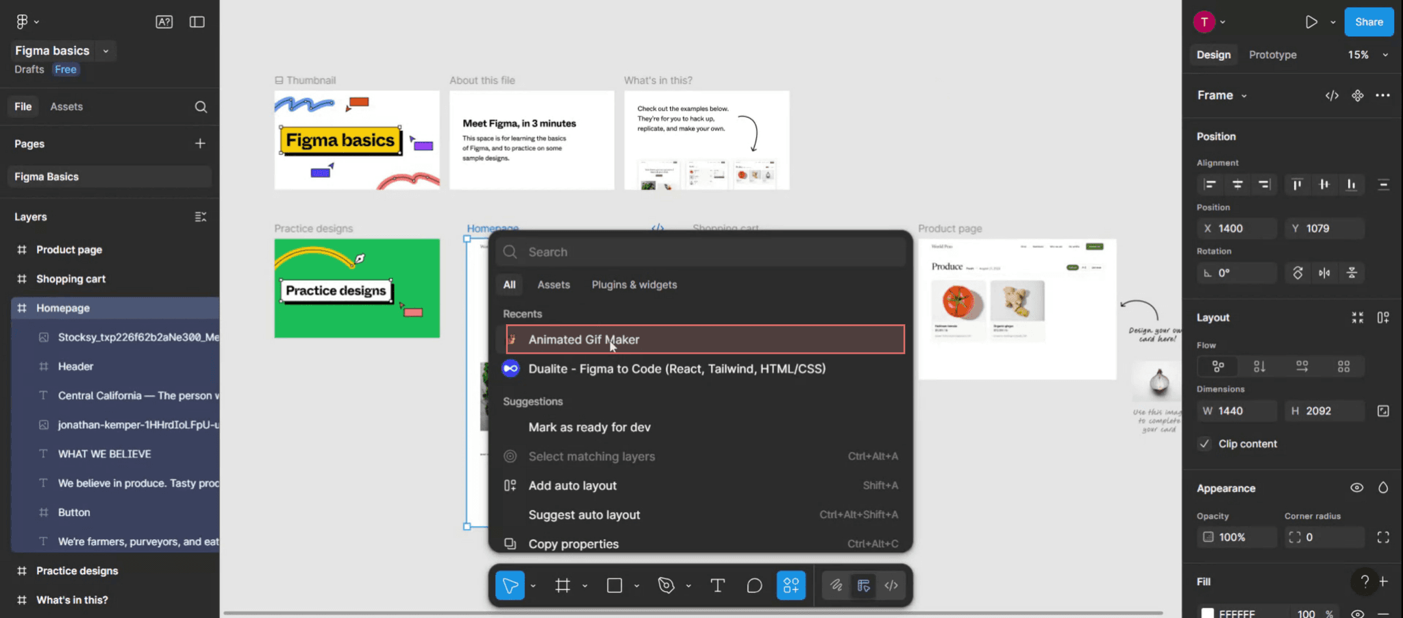 How to Make a GIF in Figma - 1 minute video guide