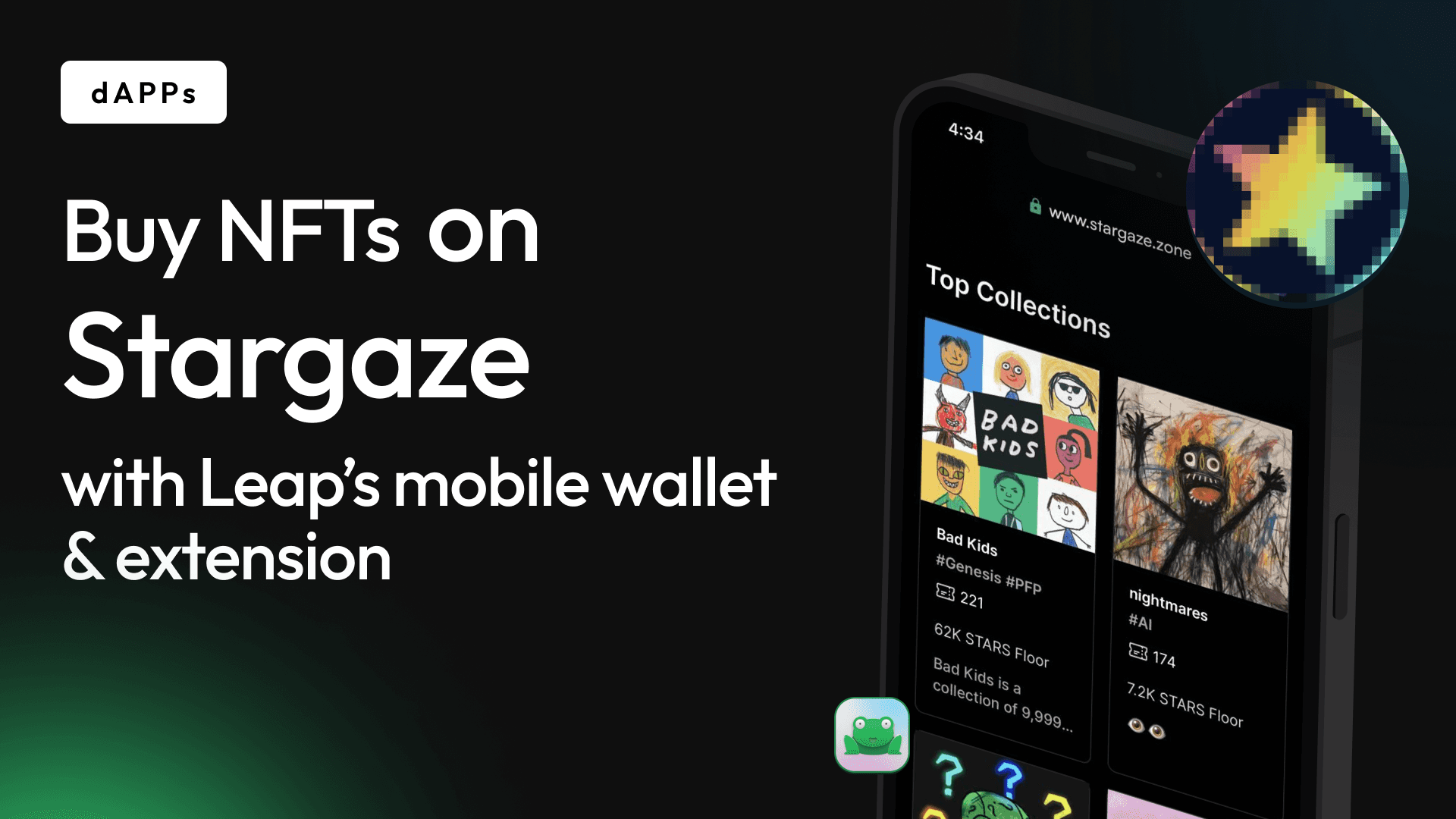 How to buy an NFT on Stargaze using Leap Wallet - Leap Wallet