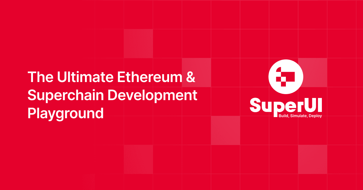 SuperUI – SuperUI is an UI for Supersim.