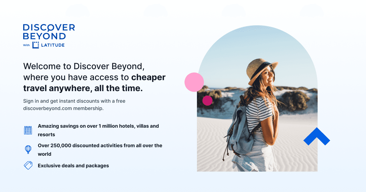 DISCOVER BEYOND - VIP lounge of travel affordability. Exclusive travel prices