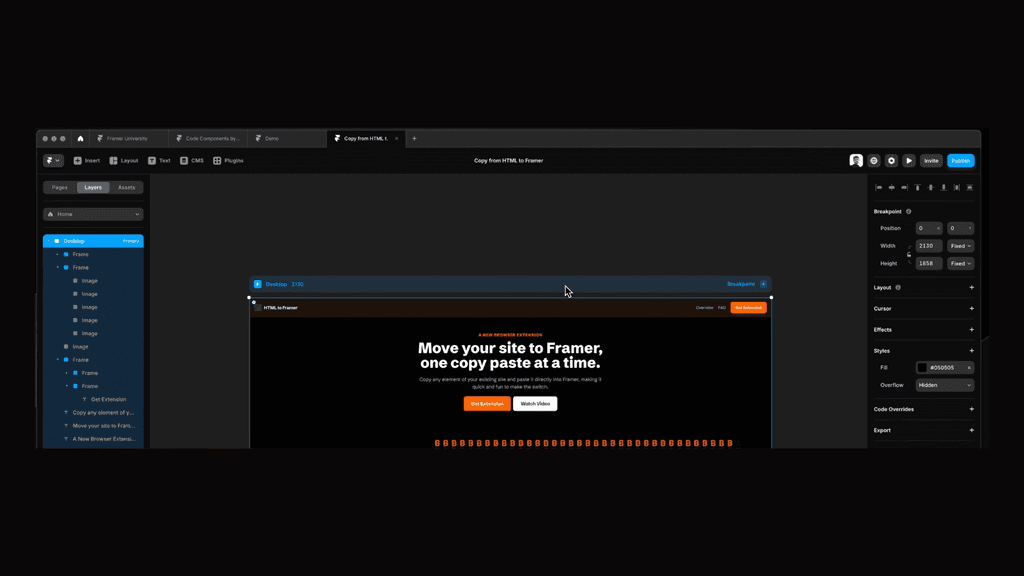 How to Move Your Site from WordPress to Framer — Framer University Blog