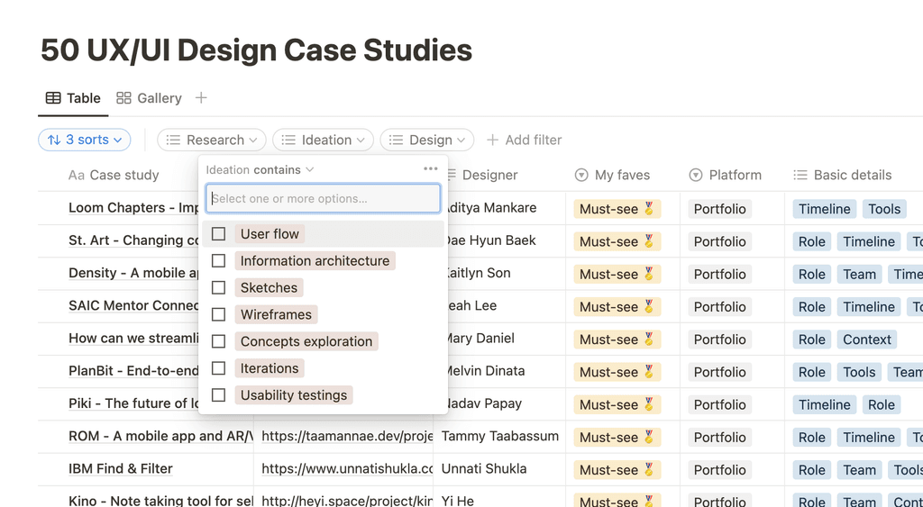 Collection of 50+ top UX/UI design case studies — UX Case Study Kit