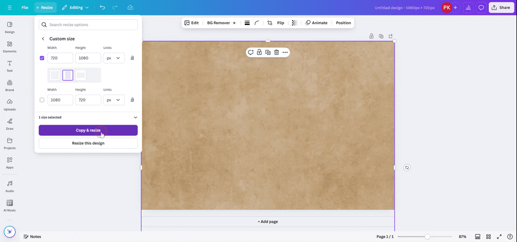 How to Rotate a Document in Canva – Easy Page & Element Rotation - 1 ...