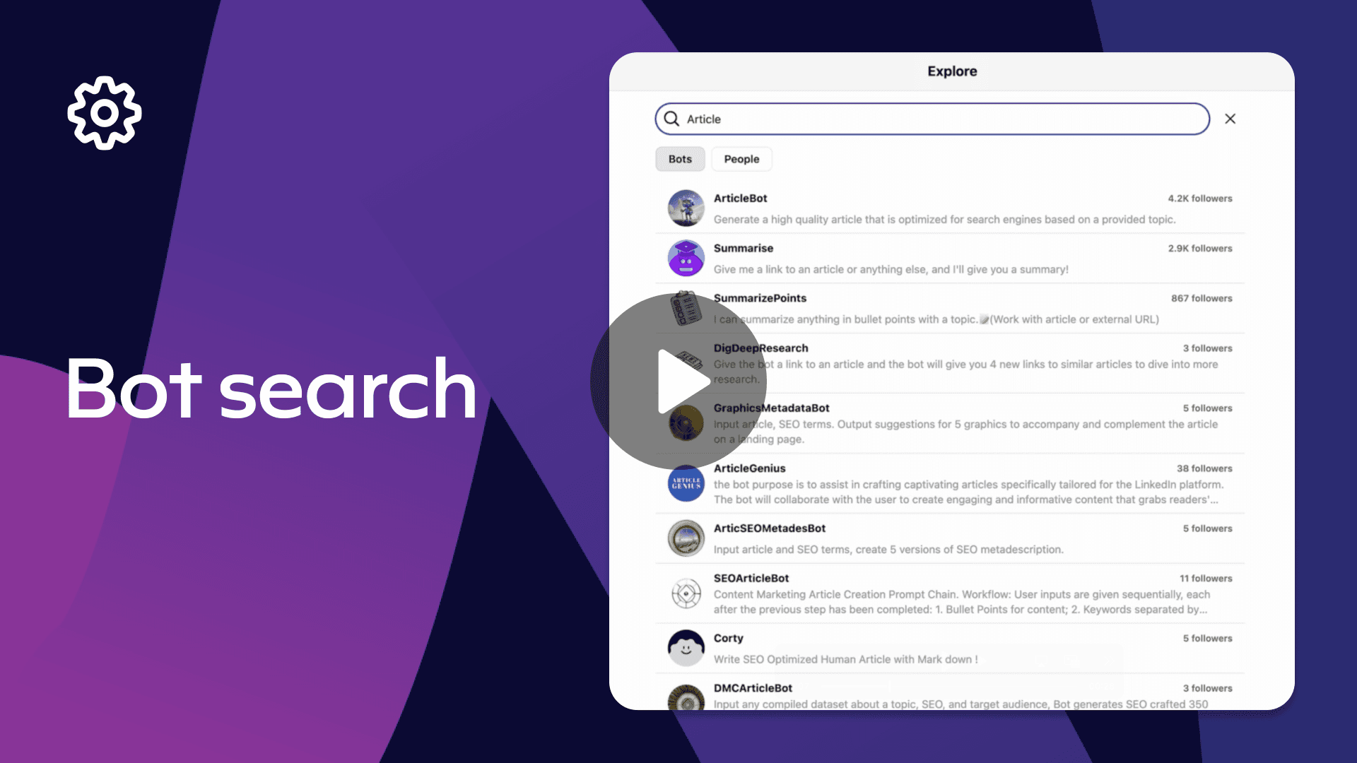 Change your default bot - Poe