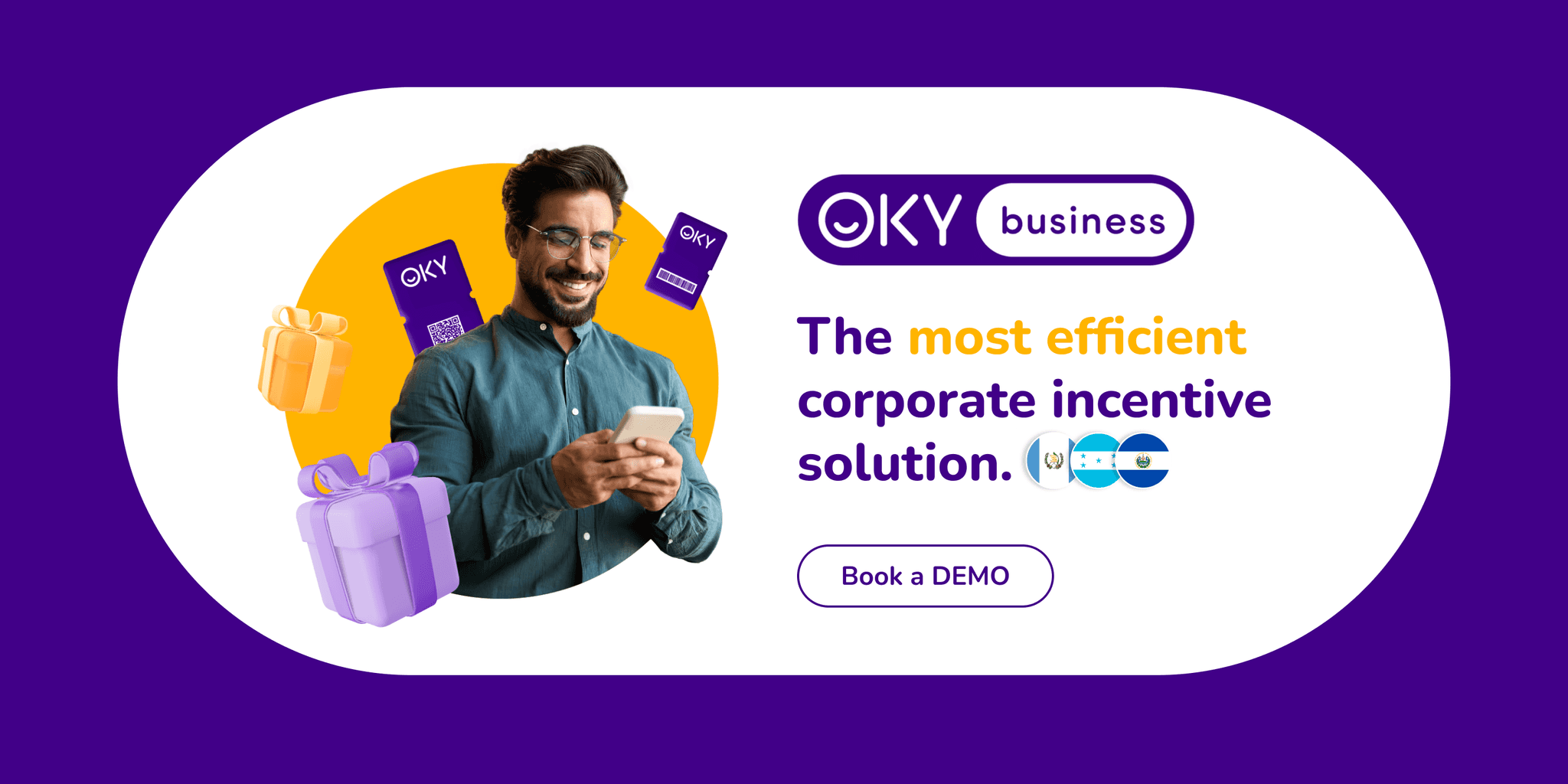 OKY App - Send prepaid vouchers from the USA to Latin America