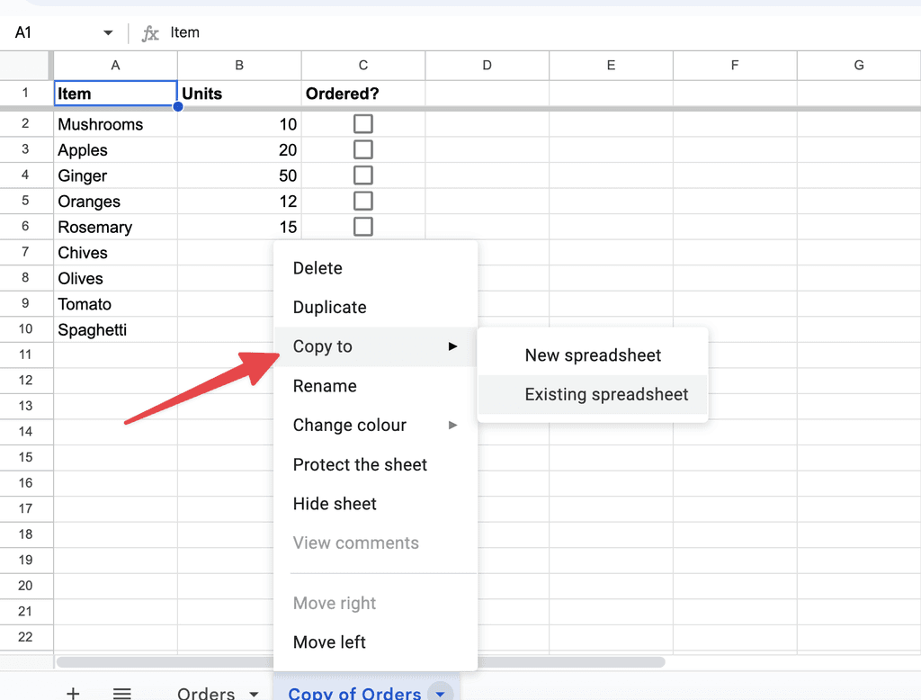 How to Share Only One Tab in Google Sheets