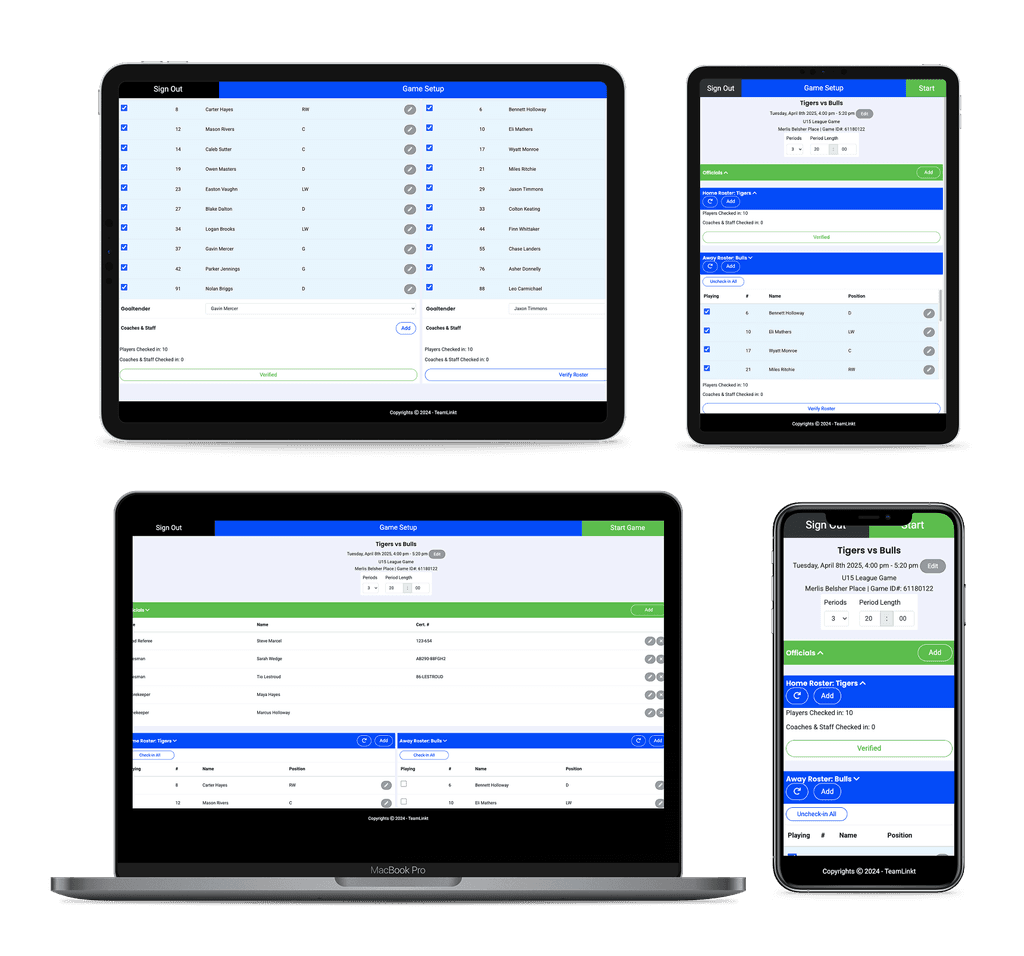 Sports Team Management App | TeamLinkt