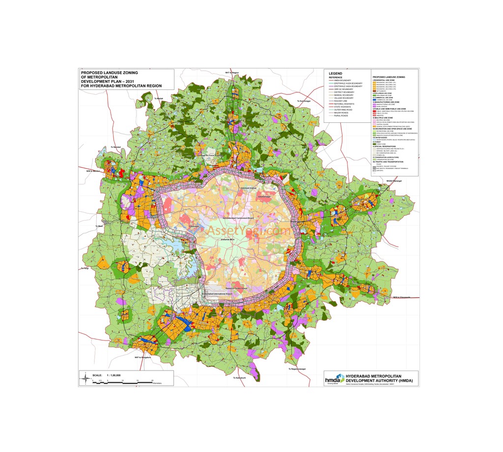 Latest HMDA Master Plan 2031 Hyderabad: Map, Zones, Highlights & Updates