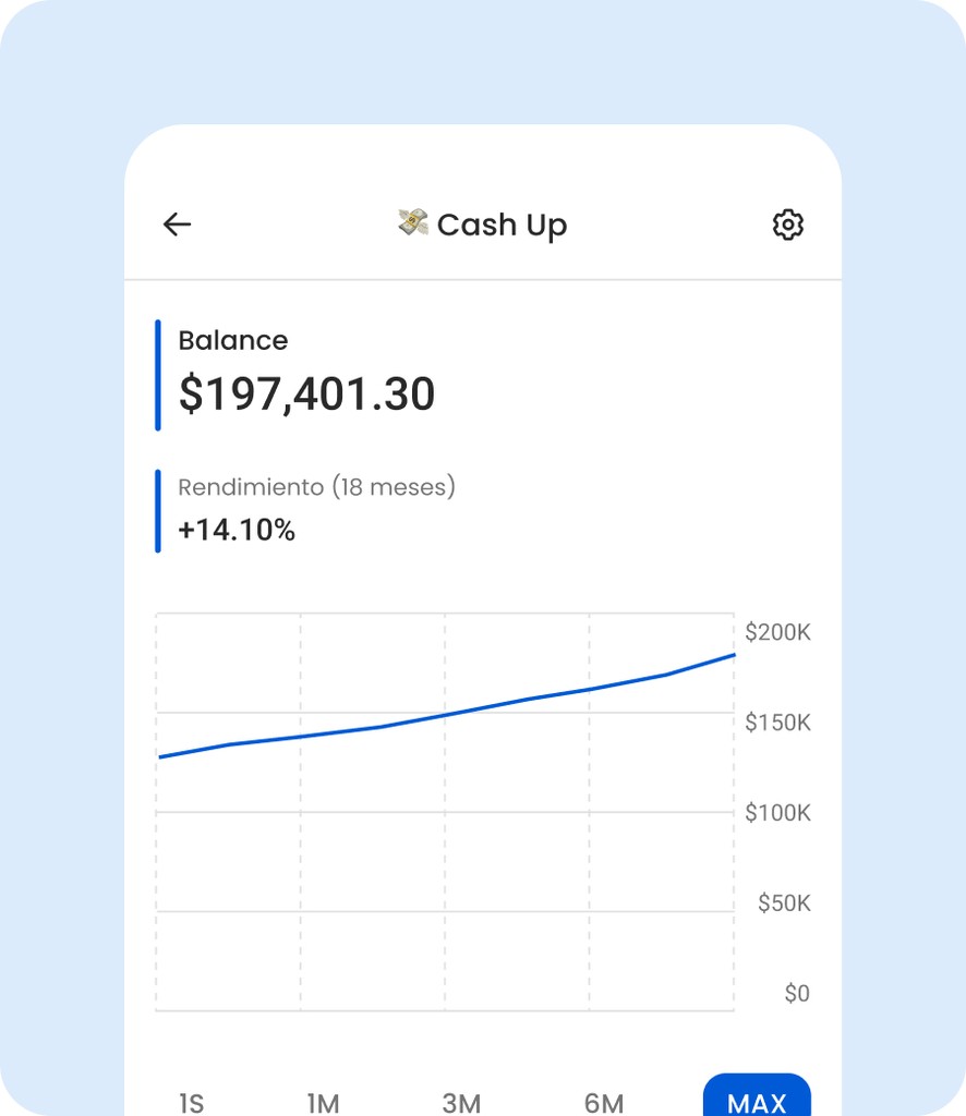 Cash Up | Una cuenta de ahorro con rendimiento - Fintual