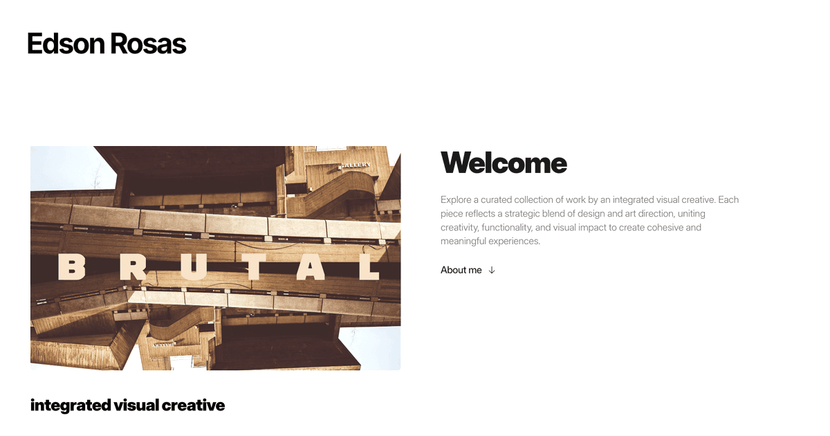 Edson Rosas Portfolio