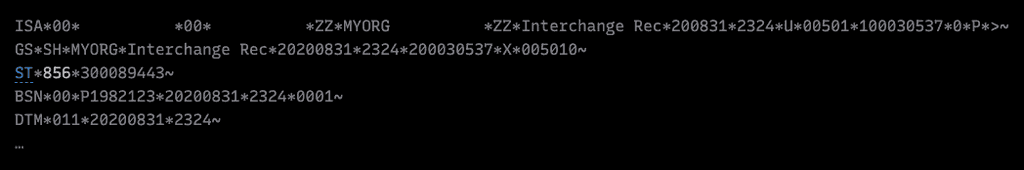 Getting started with the X12 file format