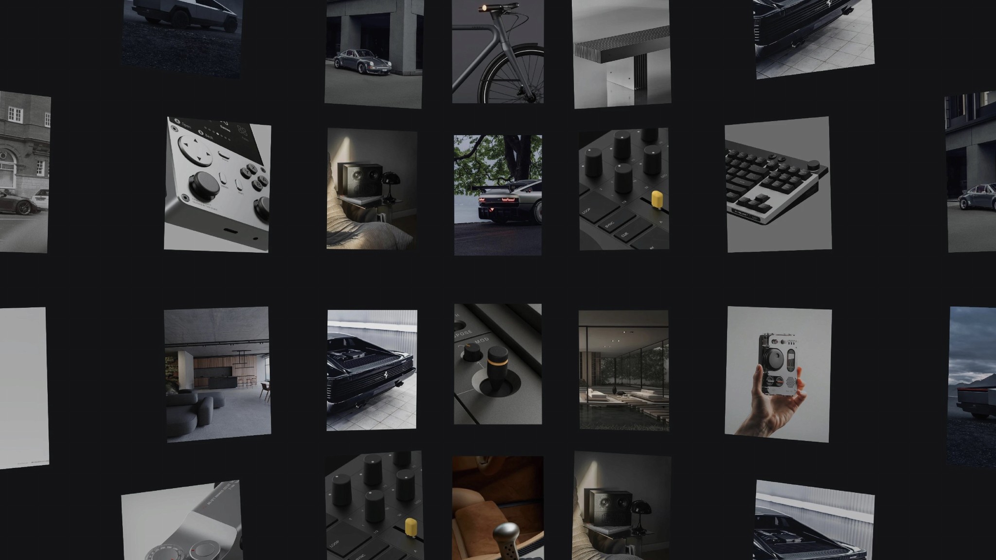 3D Curved Grid Scroll Animation in Framer — Framer Resource