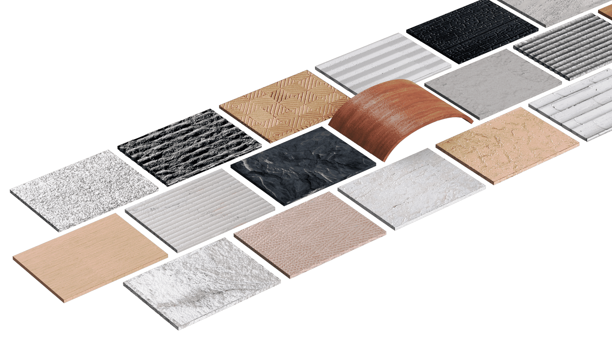 ผลิตภัณฑ์แผ่น MCM (Modified Clay Material) - Super Surface®