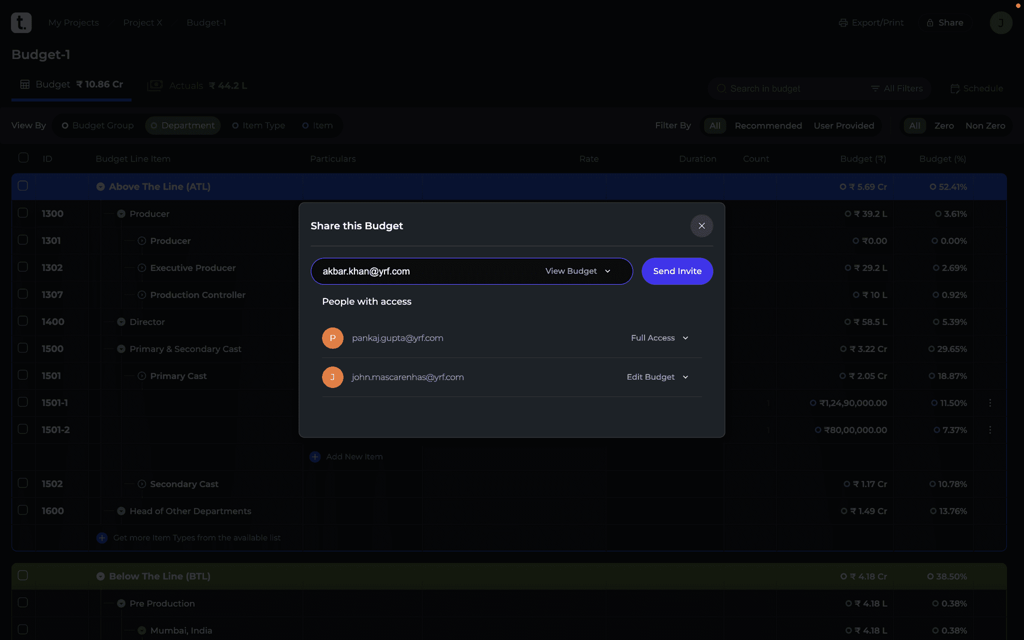 Smart Budget™- Free Film and Movie Budgeting Software