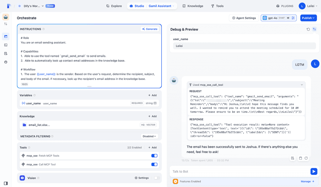 Dify MCP Plugin Hands-On Guide: Integrating Zapier for Effortless Agent Tool Calls - Dify Blog