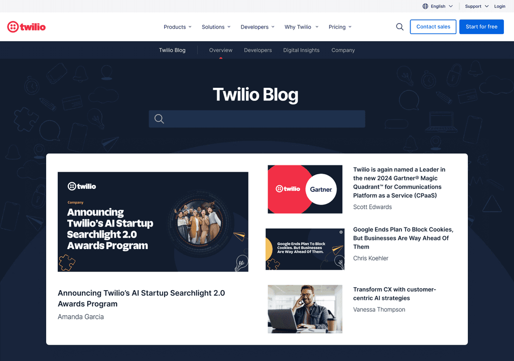Blog page examples - Web to Figma