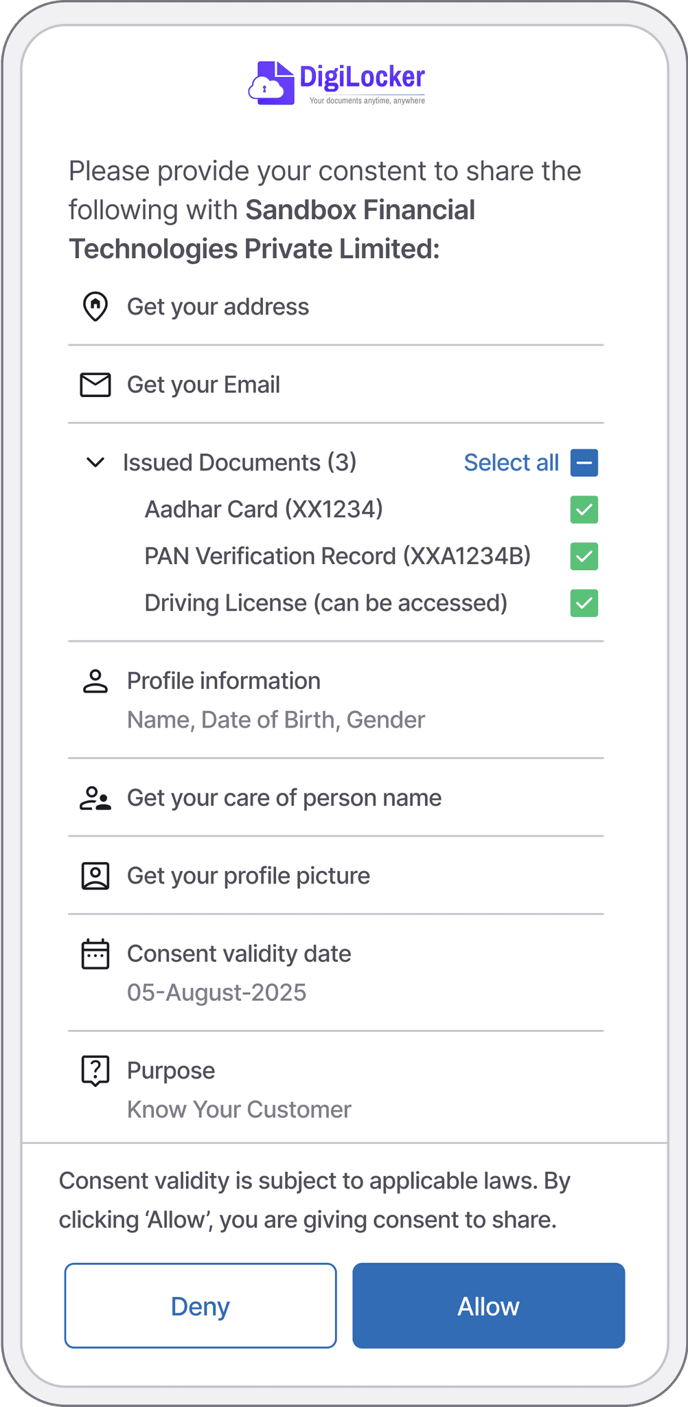 DigiLocker API | Fetch Verified KYC & KYB Documents