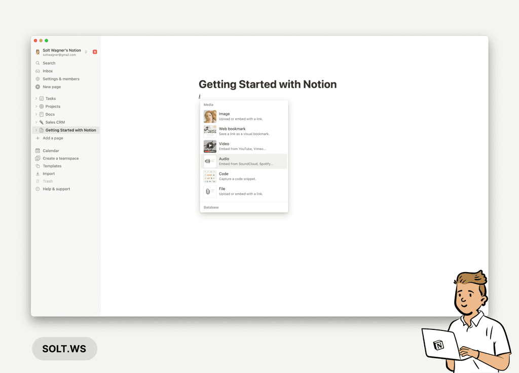How to Use Notion: A Beginner's Guide - Solt Wagner