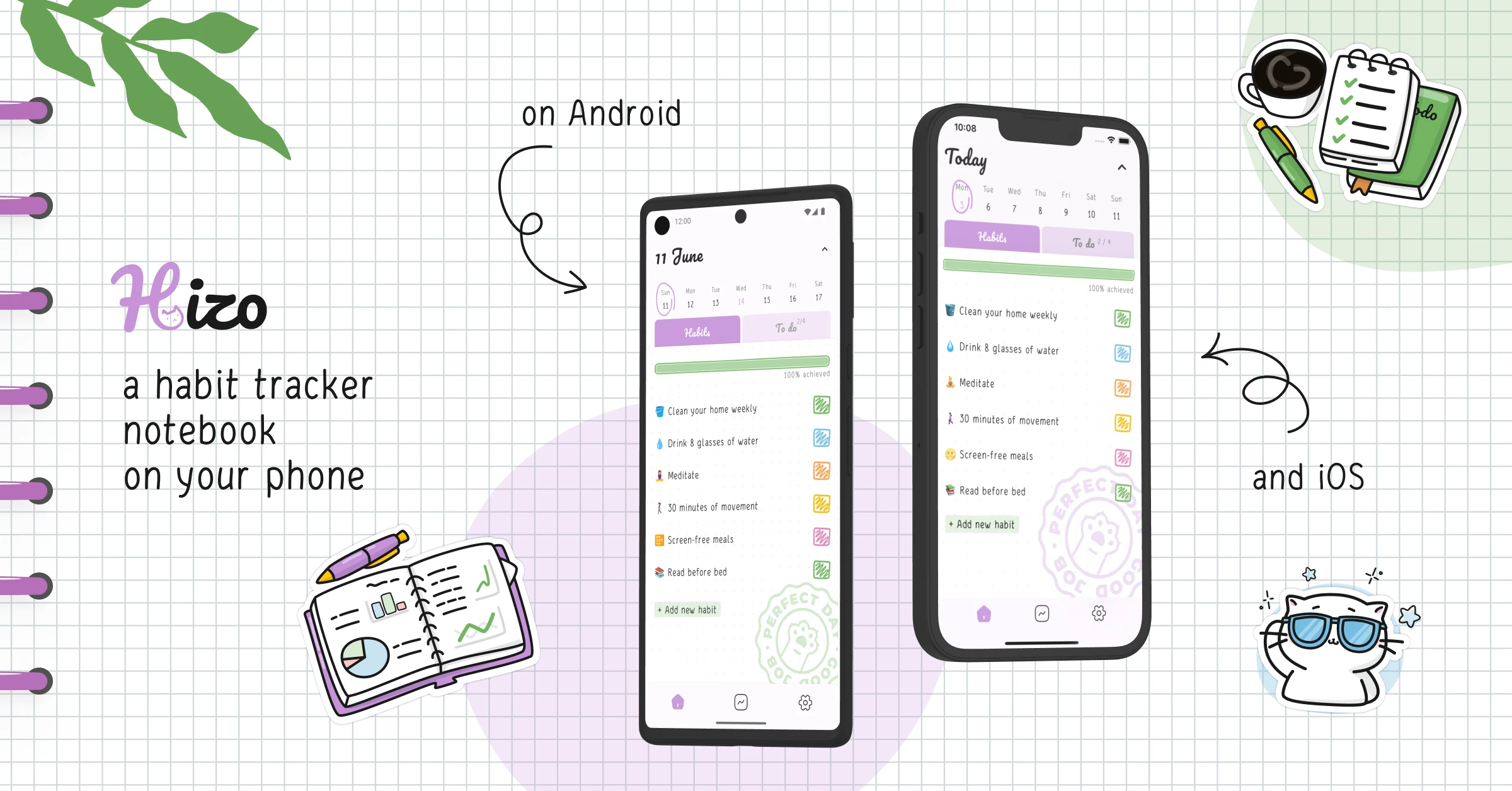 Hizo: Habit Tracker & Todo