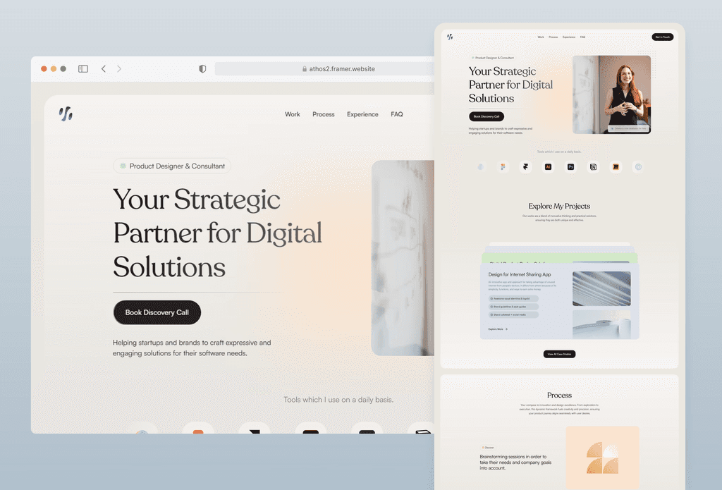 17 Best Free Framer Portfolio Templates [2025]