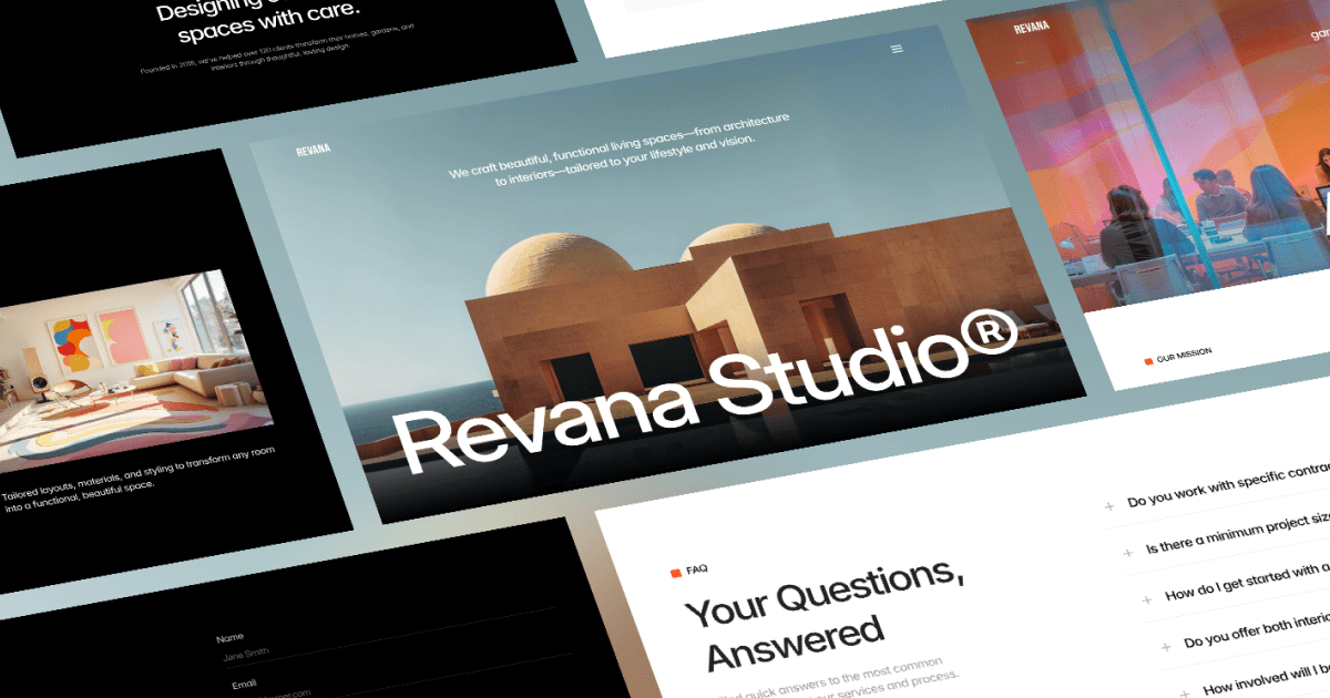 Revana - Framer Template