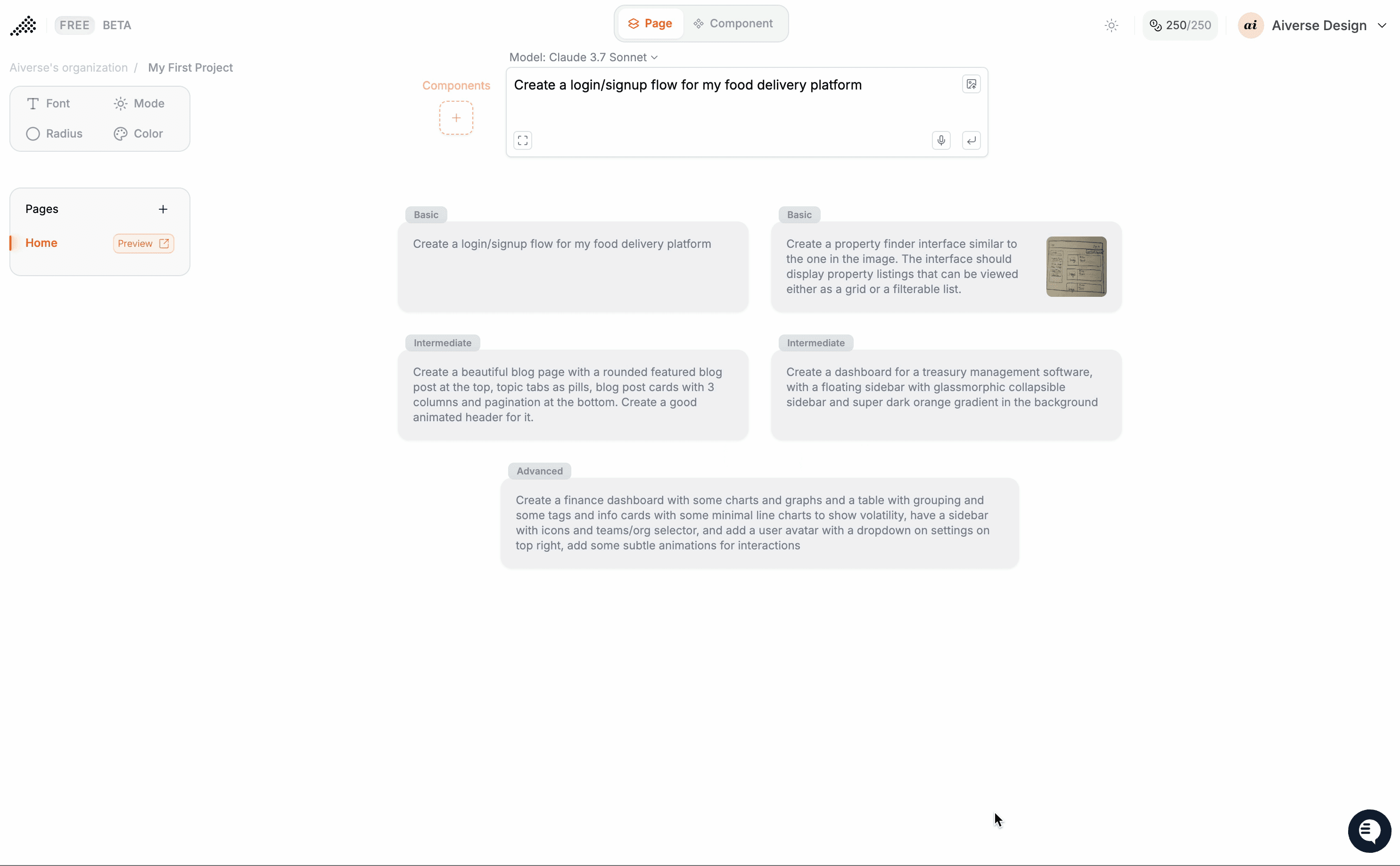 Polymet's prompt to UI creation - Assistive AI-UX Interaction | #1 library of AI-UX interactions ...