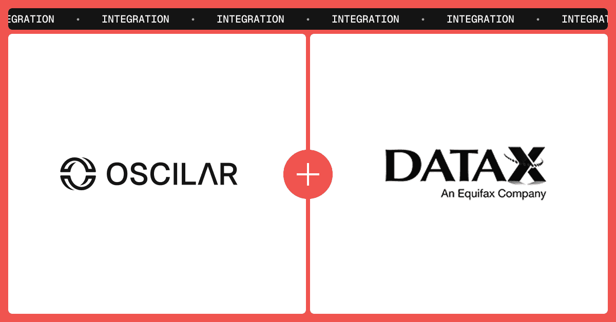 DataX + Oscilar integration