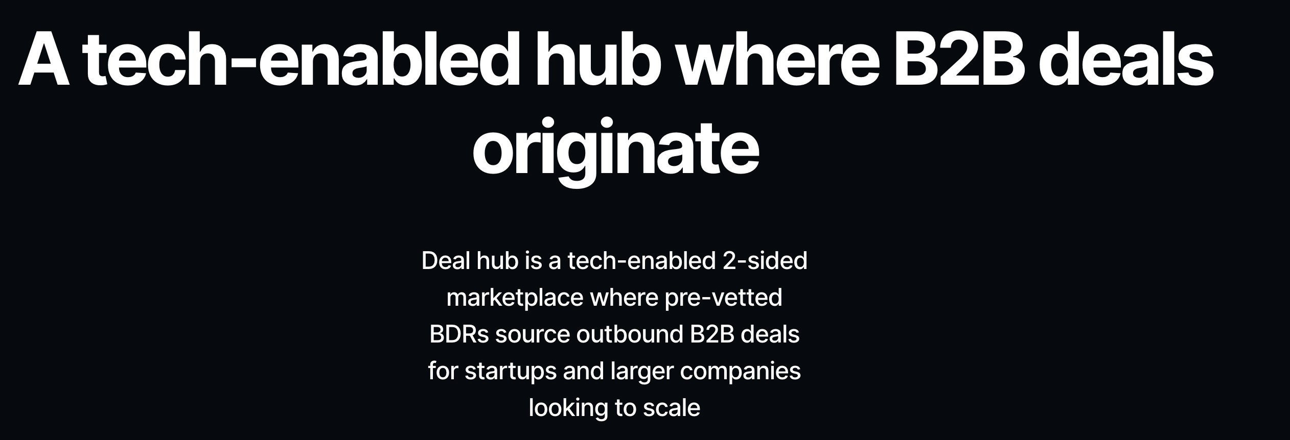 The Deal Hub