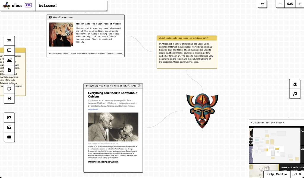 Albus AI - Connecting blocks