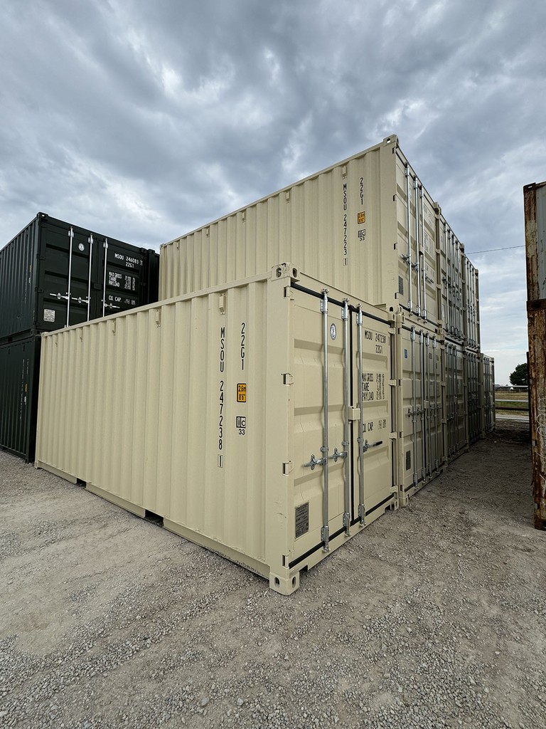 Basic One-Trip Standard 20ft Shipping Container - Cactus Containers TX ...