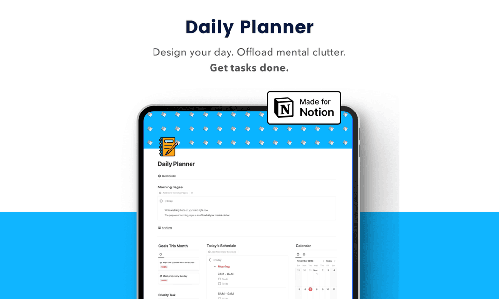 The 15 Best Daily, Weekly and Monthly Notion Planner Templates - Solt ...