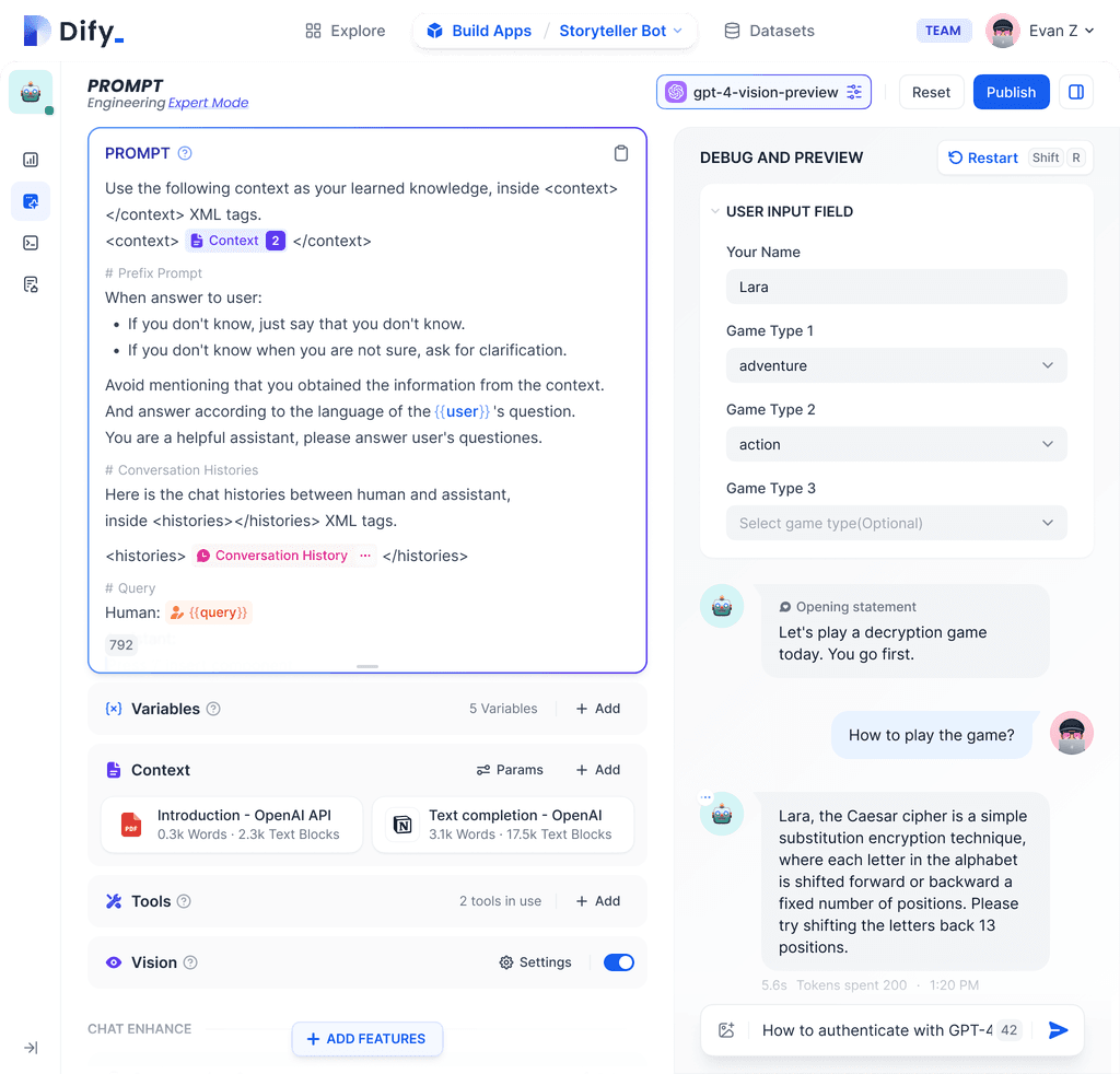 Dify.AI · The Innovation Engine for Generative AI Applications