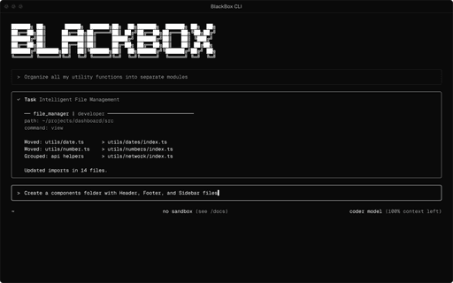 BLACKBOX CLI