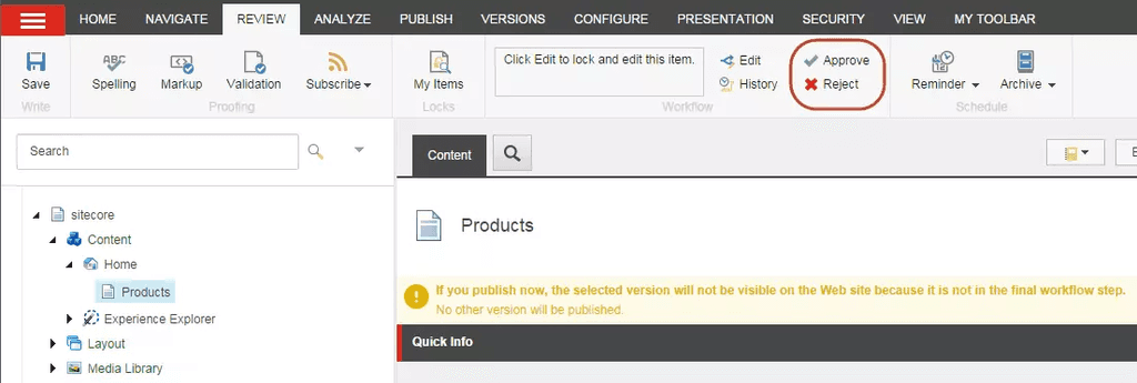 Sitecore | Workflows | Codehouse