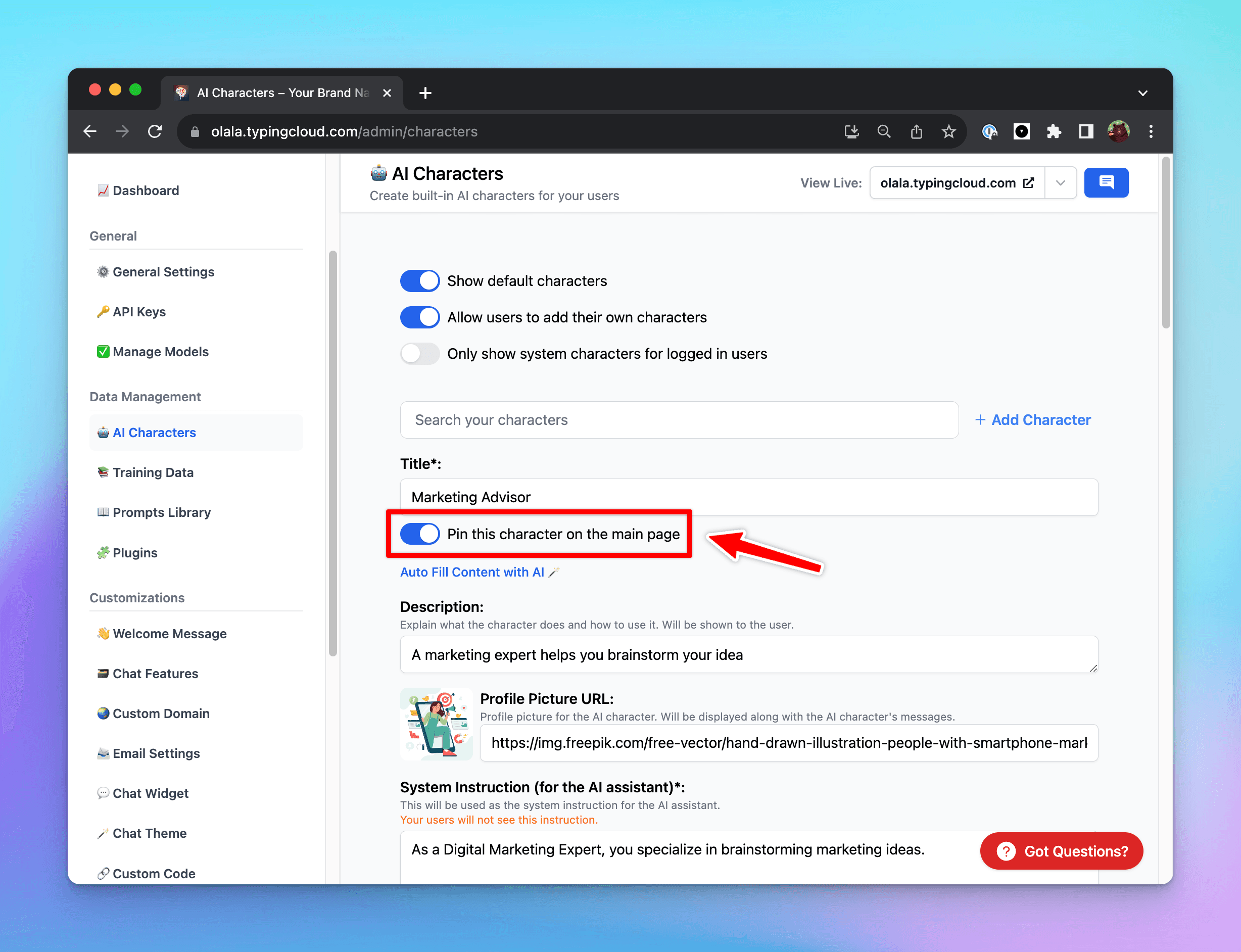 Get Started on Typing Mind Custom (Cloud-host) - Typing Mind Custom - Private & Secure ChatGPT ...