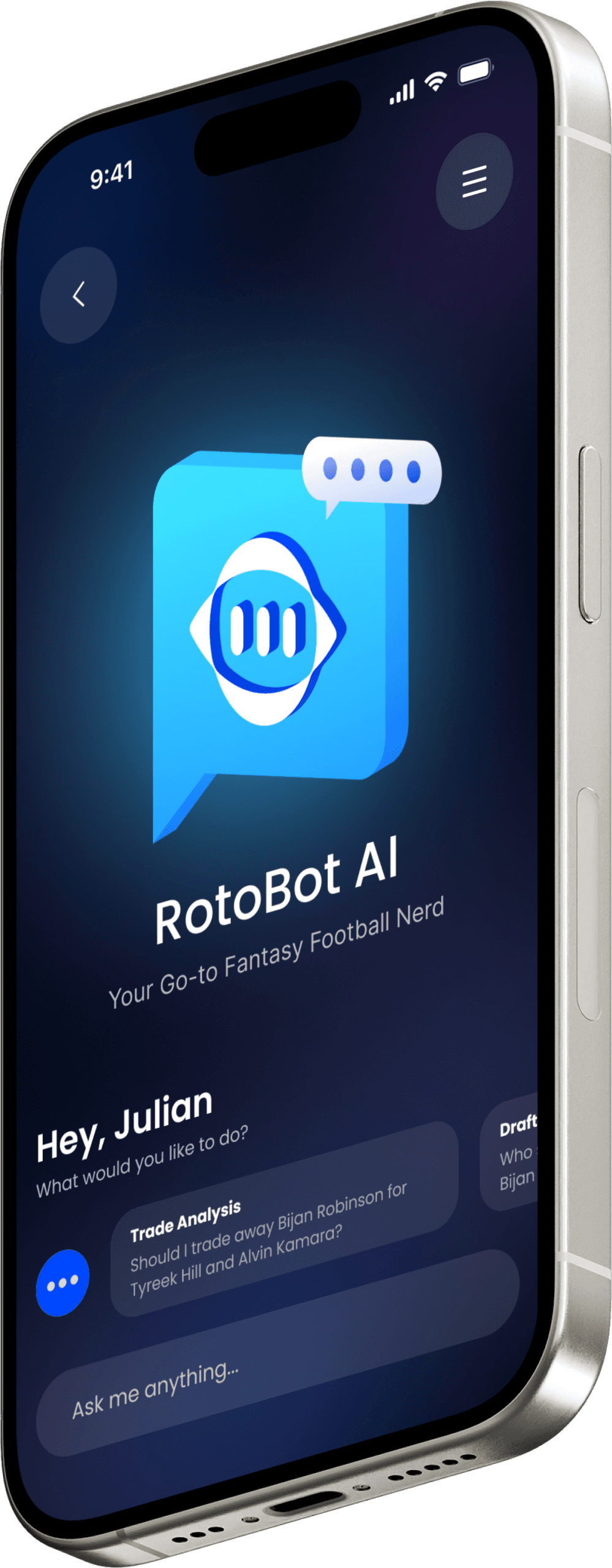 RotoBot AI - Dominate Your Fantasy League