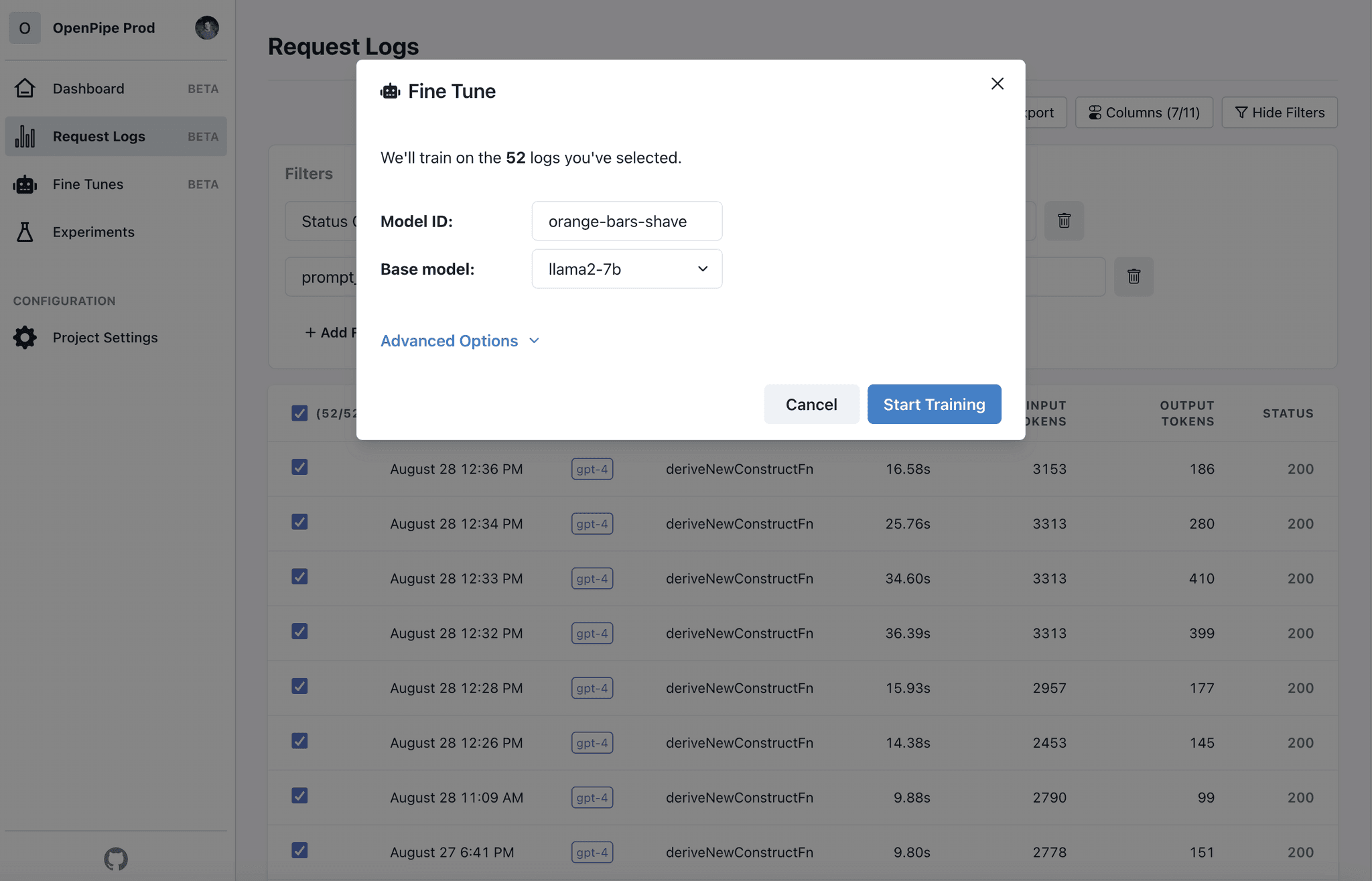OpenPipe: Fine-Tuning for Developers