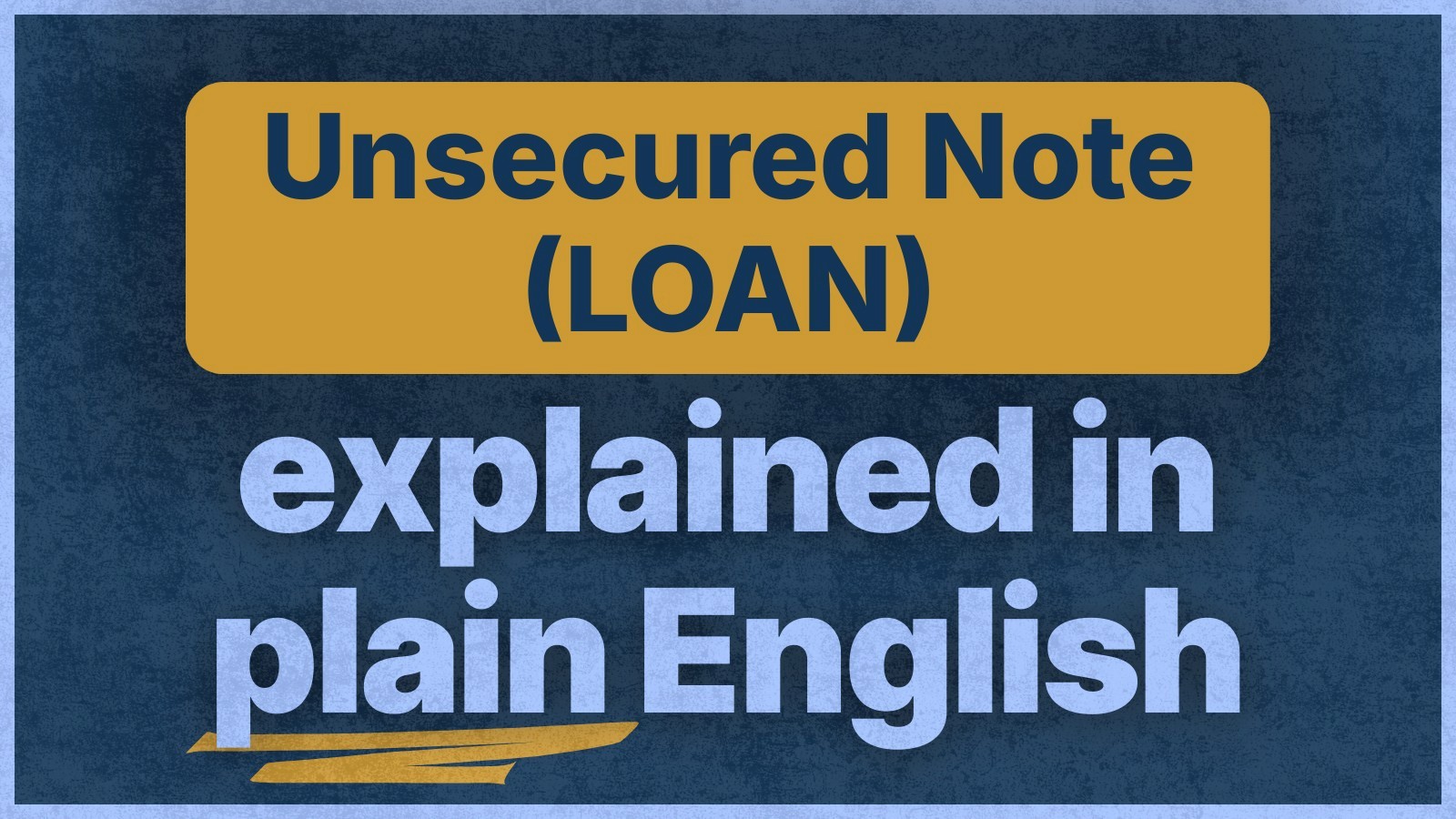 Unsecured Notes vs Secured Loans: A Risk-Reward Guide