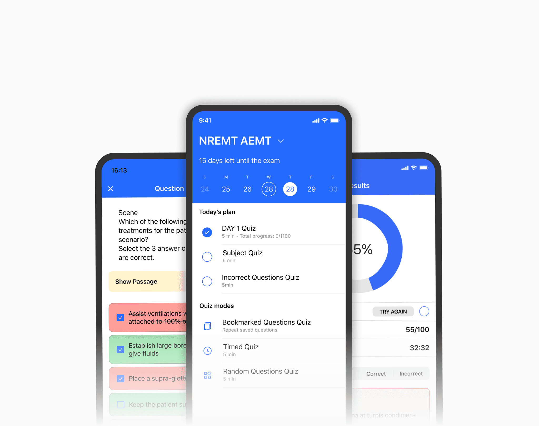 The #1 EMS Test Prep for EMR, EMT, AEMT, and Paramedic Exams
