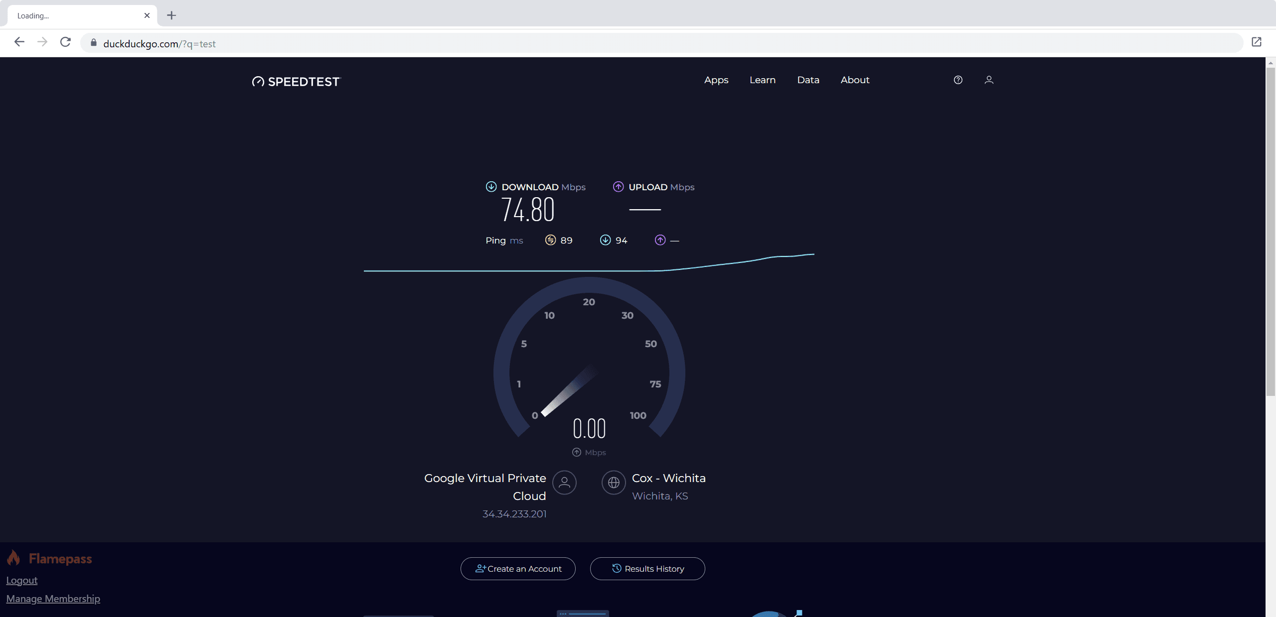 Flamepass - Homepage