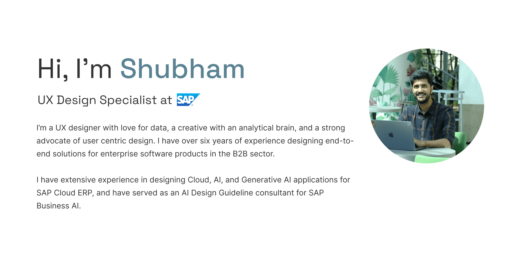 Shubham Johari | UX Design portfolio