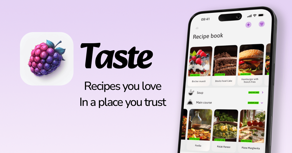 Taste – Your Personal Recipe Library for iPhone and iPad