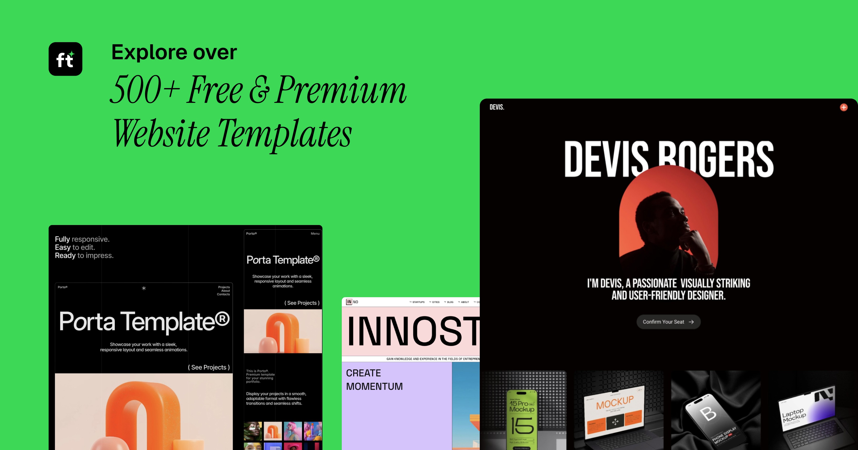 Feature - Snapkit - Framer Template