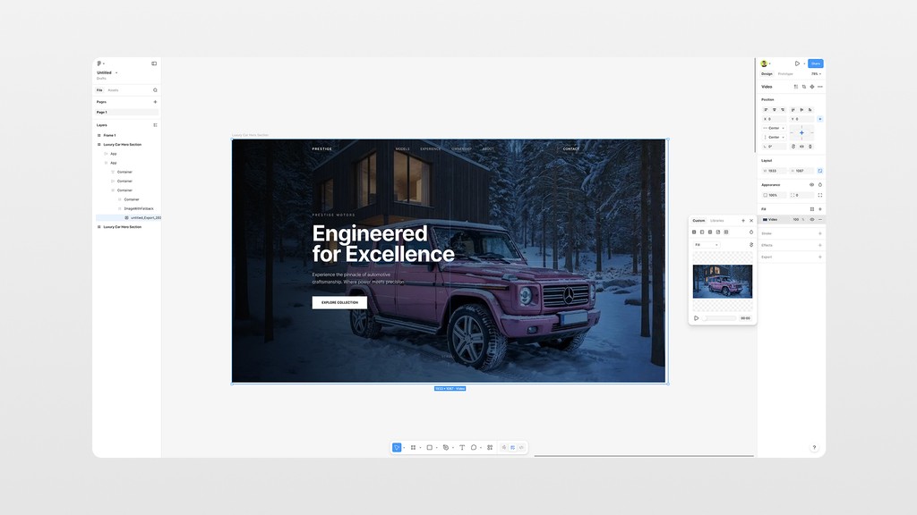 Figma Weave: Add AI Videos to Web Designs — Sergei Chyrkov