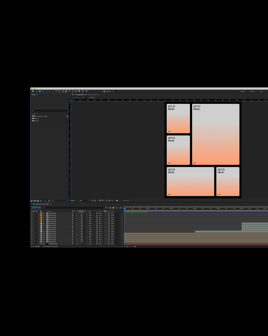 Bento Collection - After Effects Motion Templates