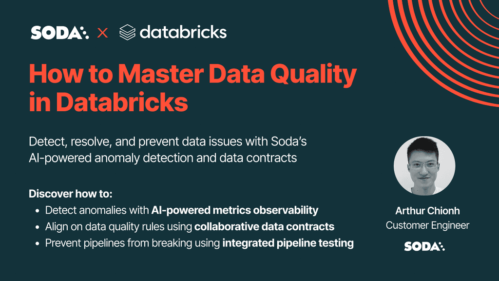How to Master Data Quality in Databricks | Soda Live - My Framer Site