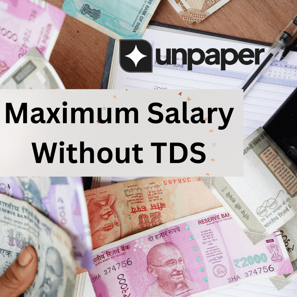 What is the Maximum Salary That Can Be Paid Without TDS Deduction in FY ...