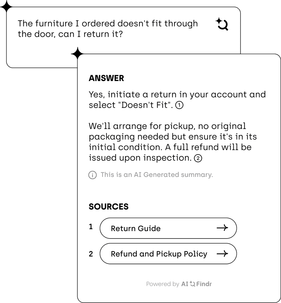 AI Findr · AI-Powered Semantic Search Engine for eCommerce