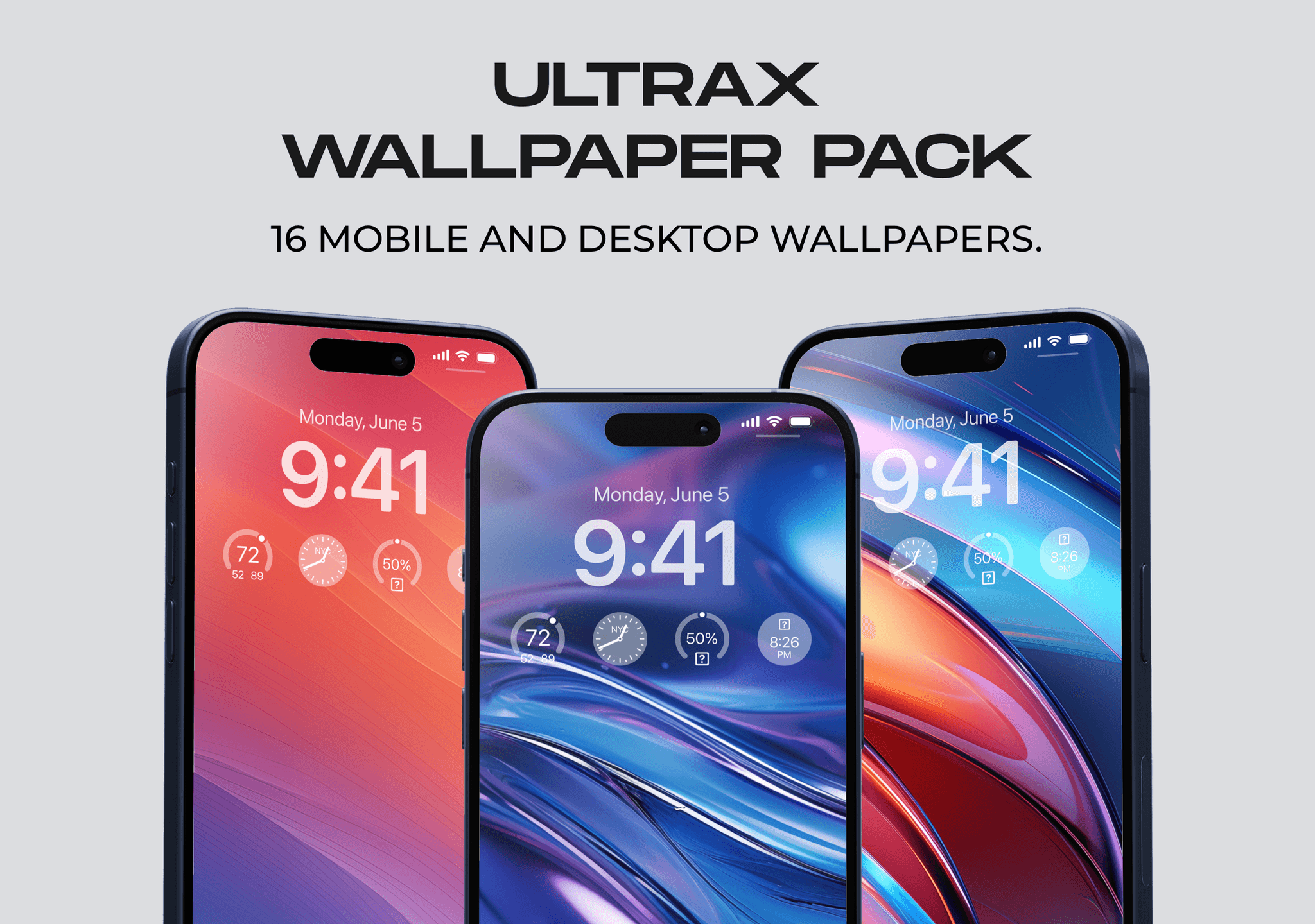 Ultrax Wallpaper Pack for $5 by Solt Wagner