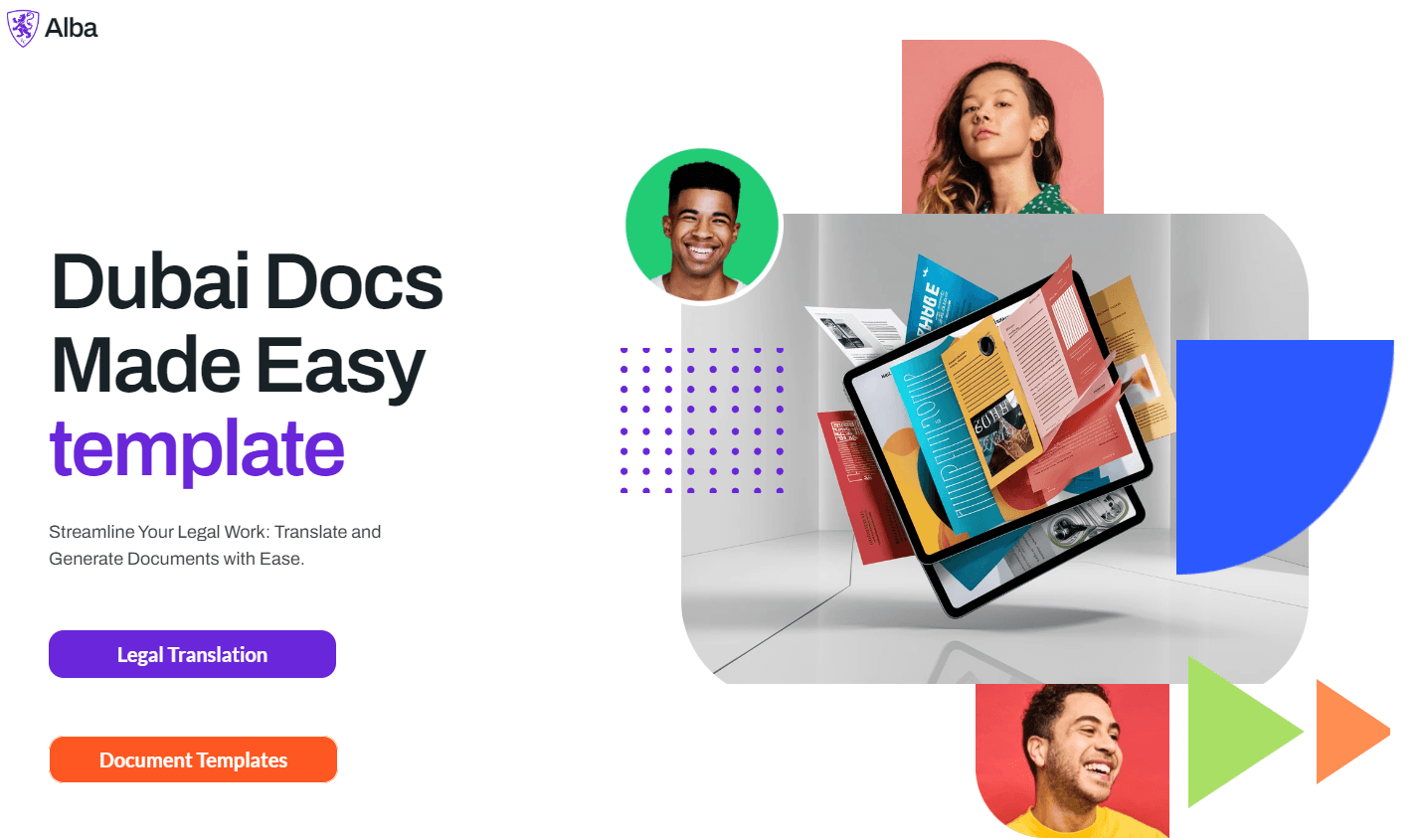 Alba Legal - Legal Translation UAE Dubai and Popular Templates